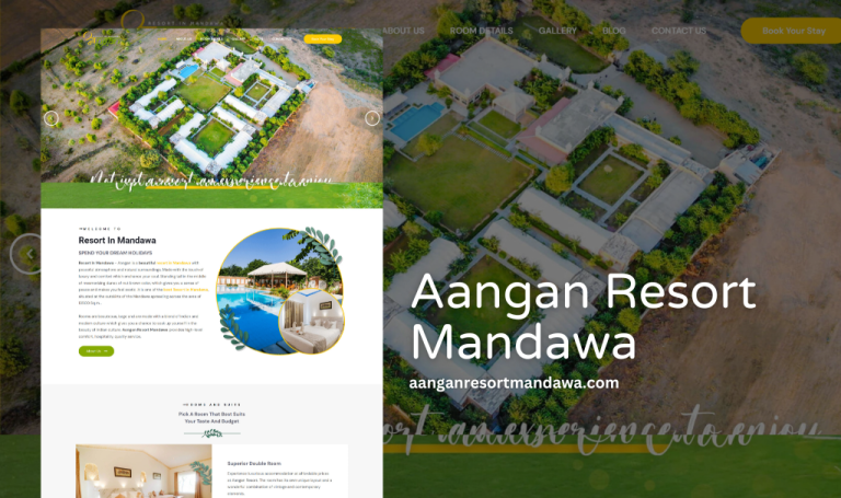 Best Resort Website Design Company Udaipur, Rajasthan, India